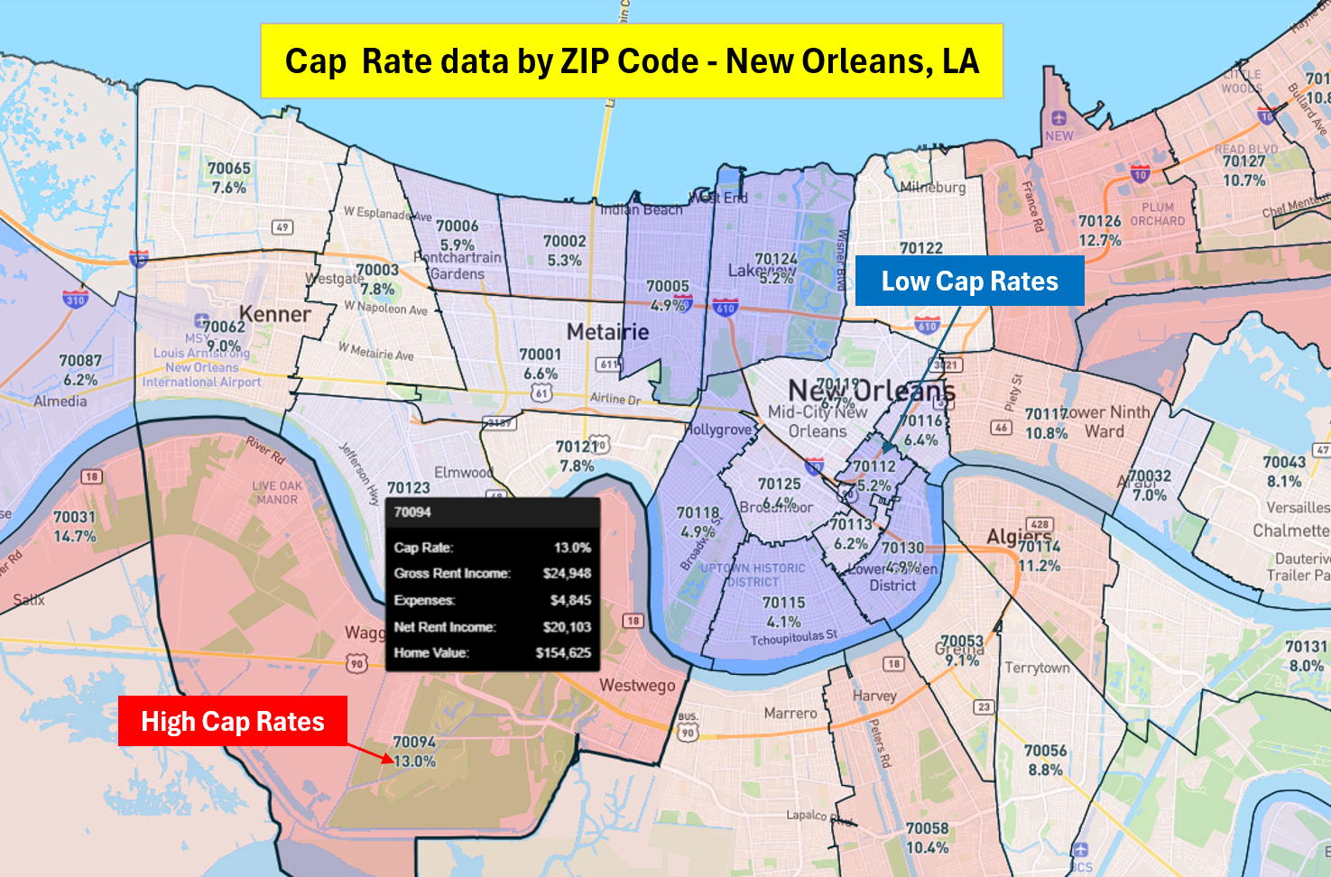 Highest Cap Rate Markets in America - August 2024 - Reventure News